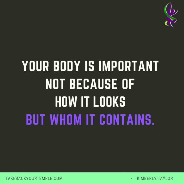 Your Body, But God's Temple | Take Back Your Temple | Christian Weight ...